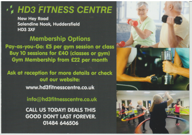 HD3 Activity Offer | Kirklees Wellness Service